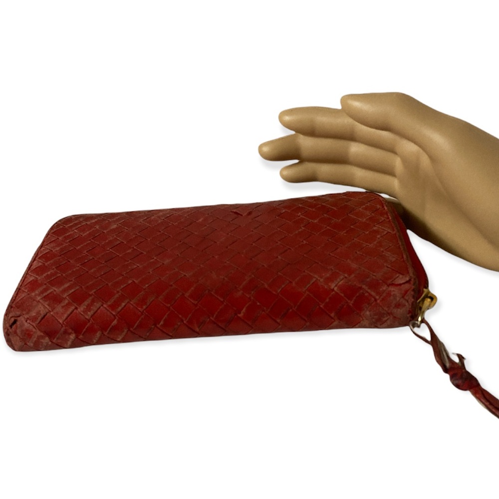 Authentic Bottega Veneta Long Wallet - Gem